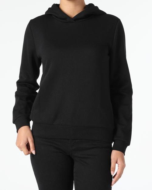 Hoodie with Ribbed Hem - JioMart