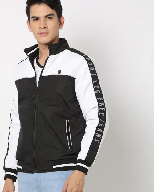 Buy Colourblock Slim Fit Zip-Front Track Jacket Online at Best Prices in India - JioMart.