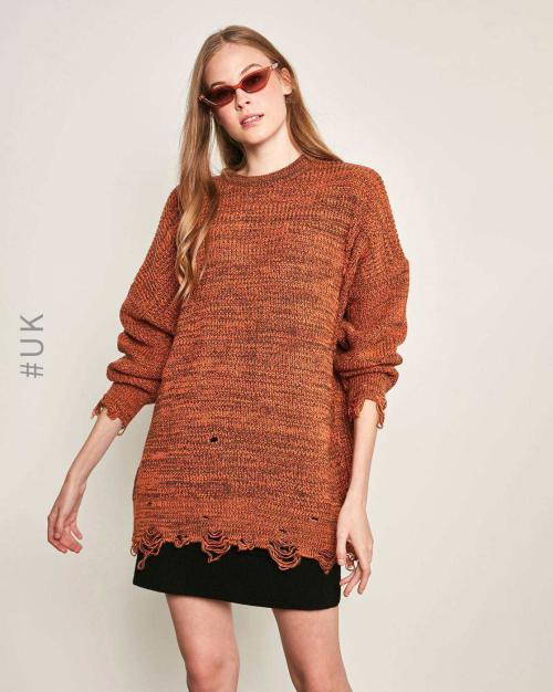 Buy Ribbed Round-Neck Pullover Online at Best Prices in India - JioMart.