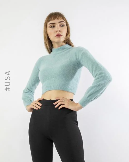 Buy Ribbed Fitted Crop Top Online at Best Prices in India - JioMart.