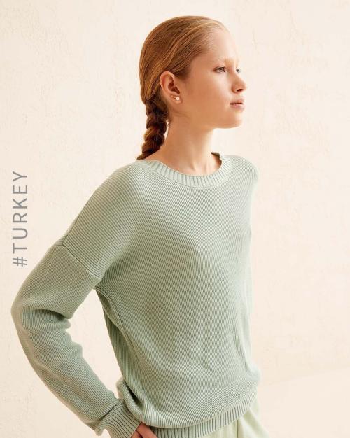 Buy Ribbed Round-Neck Pullover Online at Best Prices in India - JioMart.