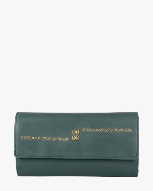 Buy Tri-Fold Wallet with Snap-Button Closure Online at Best Prices in ...