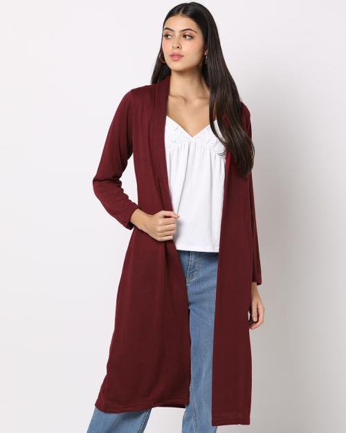 Buy Open-Front Shrug with Insert Pocket Online at Best Prices in India ...