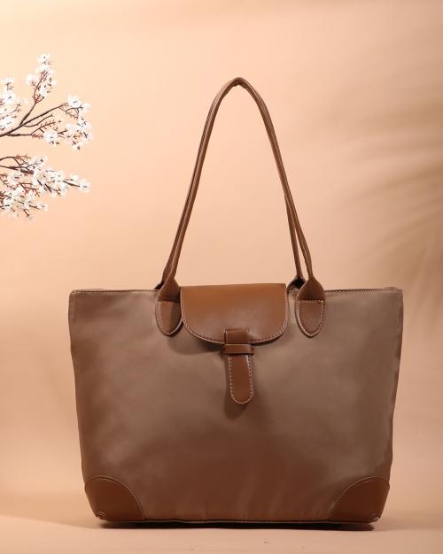 Buy Tote Bag with Tab Closure Online at Best Prices in India - JioMart.