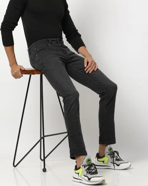 Buy Low Rise Skinny Fit Narrow Leg Jeans Online at Best Prices in India ...
