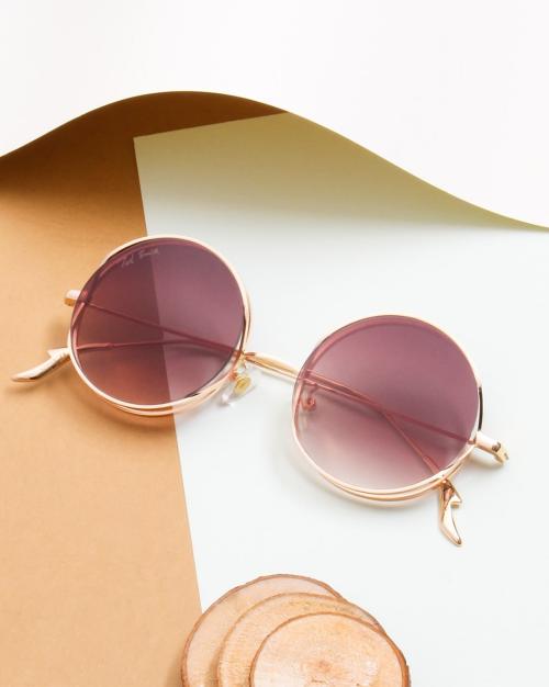 Buy TS-50898-C3 UV-Protected Round Sunglasses Online at Best Prices in ...