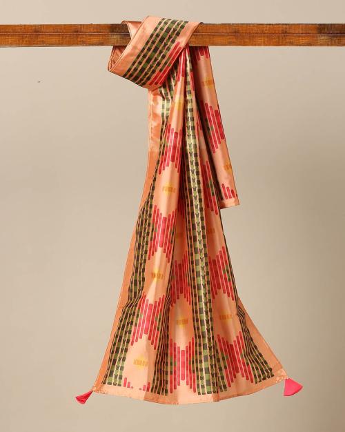 Buy Digital Print Bamboo Silk Stole Online at Best Prices in India ...