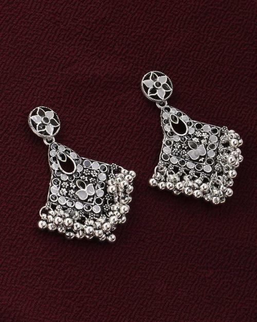 Buy Enamel Drop Oxidized Earrings Online at Best Prices in India - JioMart.