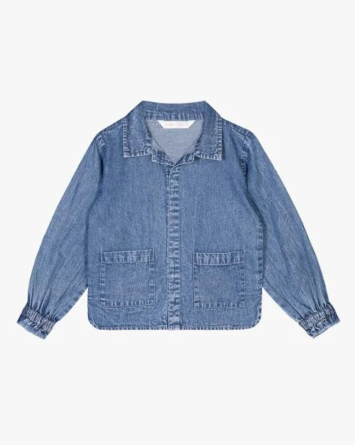 Buy Embroidered Denim Open Jacket Online at Best Prices in India - JioMart.