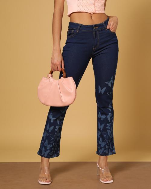 Buy Printed Bootcut Jeans Online at Best Prices in India - JioMart.