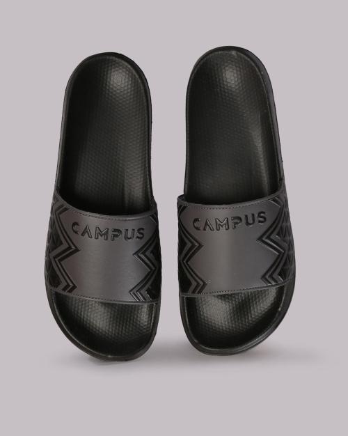 Buy Men SL-427 Geometric Pattern Slides Online at Best Prices in India ...