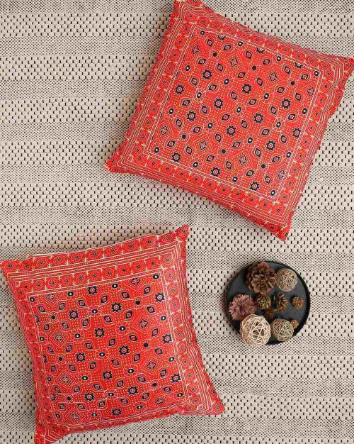Buy Set of 5 Digital Print Cushion Covers 16" x 16" Online at Best ...