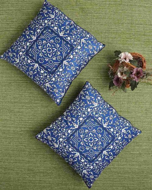 Buy Set of 5 Digital Print Cushion Covers 16" x 16" Online at Best ...