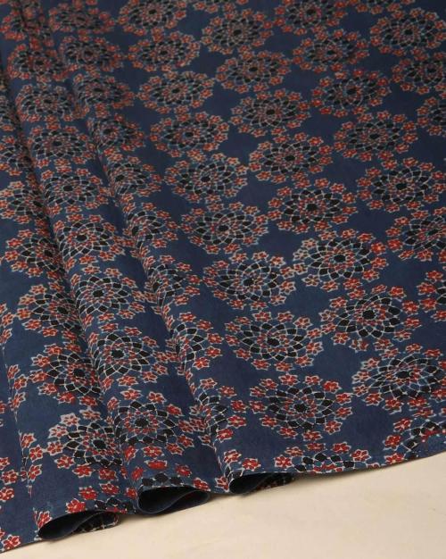 Buy Kutch Handblock Print Ajrak Pure Cotton Blouse Fabric Online at Best Prices in India - JioMart.