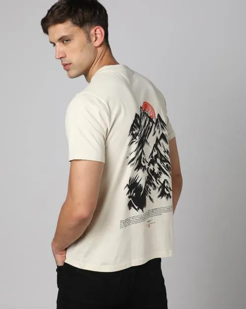 Buy Men Printed Relaxed Fit Crew-Neck T-Shirt Online at Best Prices in India - JioMart.