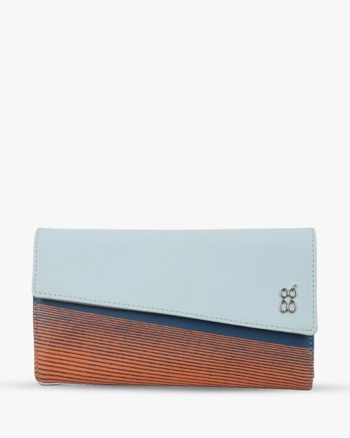 Buy Women Colourblock Tri-Fold Wallet Online at Best Prices in India ...
