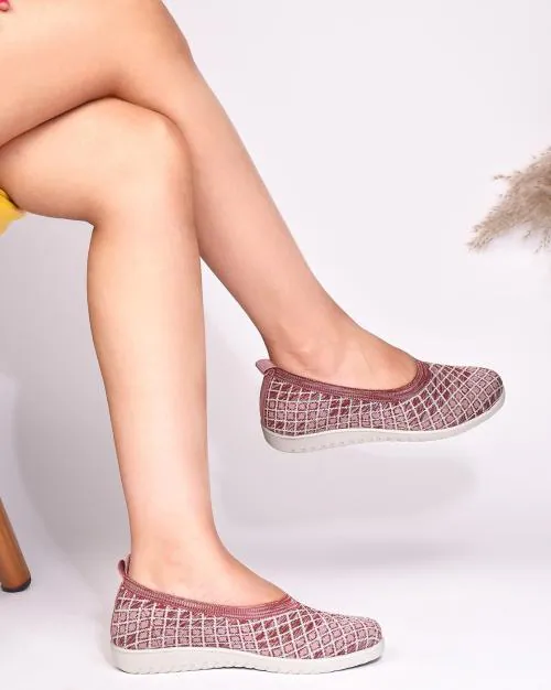 Buy Women Geometric Pattern Ballerinas Online at Best Prices in India ...