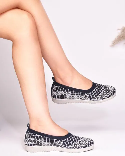 Buy Women Geometric Pattern Ballerinas Online at Best Prices in India ...