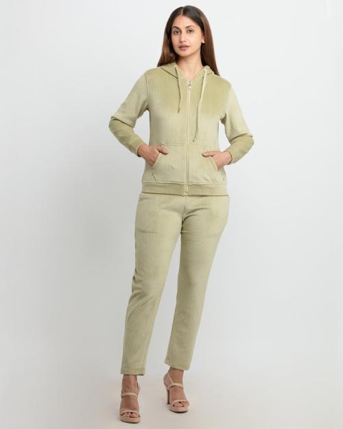 Buy Zip-Front Hooded Tracksuit Online at Best Prices in India - JioMart.