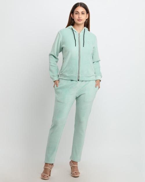 Buy Zip-Front Hooded Tracksuit Online at Best Prices in India - JioMart.