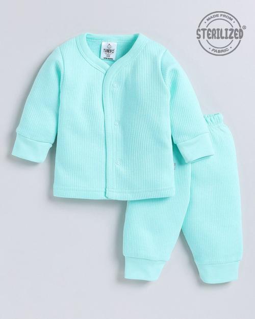 Buy Ribbed 2-Piece Suit Set Online at Best Prices in India - JioMart.