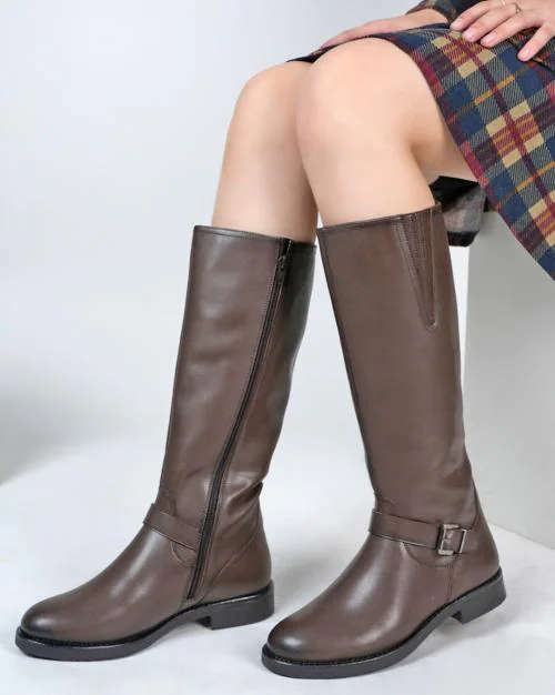 Buy Women Knee-Length Boots Online at Best Prices in India - JioMart.