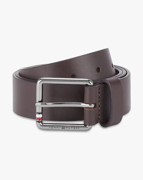 Buy Men Leather Belt with Pin-Buckle Closure Online at Best Prices in ...