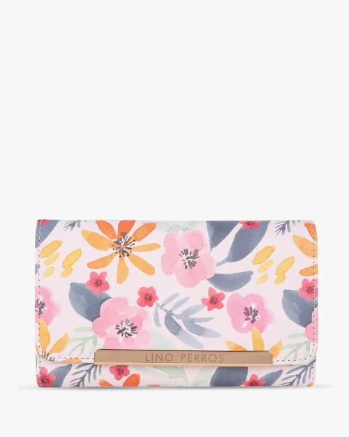 Buy Women Floral Print Tri-Fold Wallet Online at Best Prices in India ...