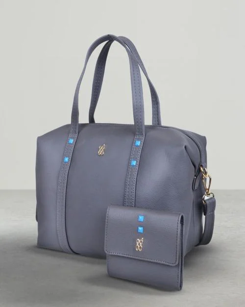 Buy Women Tote Bag with Tri-Fold Wallet Online at Best Prices in India ...