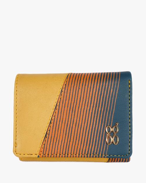 Buy Women Colourblock Tri-Fold Wallet Online at Best Prices in India ...