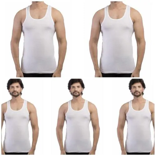 Buy VIP Supreme Men's Cotton Sleeveless Regular Fit Vest Innerwear ...