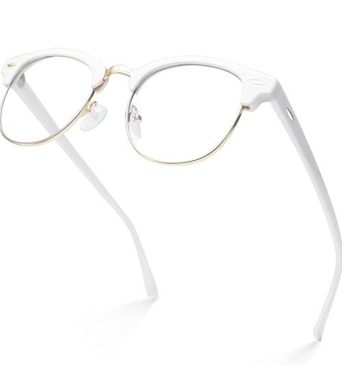 Buy SUMMER DREAM Clubmaster shape Computer Glasses Spectacle Frame zero ...