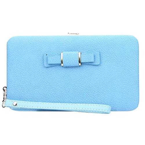 Buy QBLYN Blue Polyester Korean Coin Purse with Card Holder Online at ...