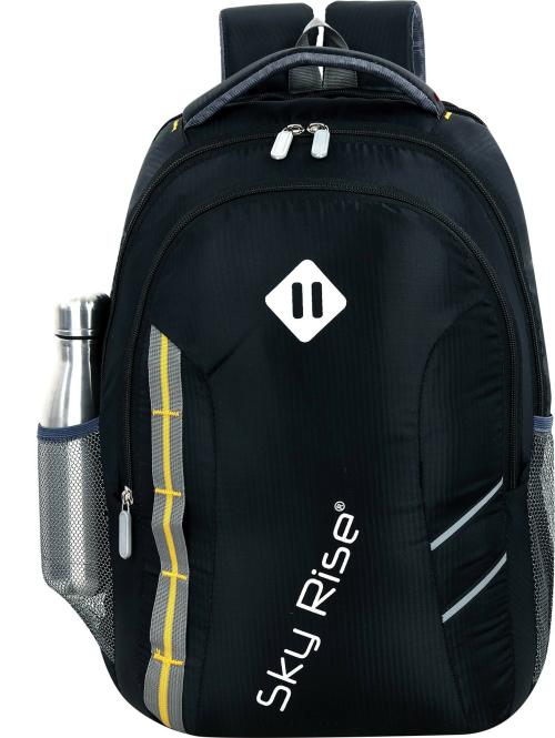 Buy Sky Rise Black Water Resistant Laptop Bagpack - 40 L Online at Best ...