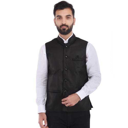 Buy BizzEie Men's black jute jackets Online at Best Prices in India ...