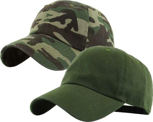 Buy Zipper-G Unisex Camouflage And Olive Green Baseball Cap Online at ...
