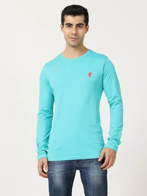 Buy MENS FULL SLEEVE SOLID TSHIRTS WITHOUT CUFF 5XL Online at Best ...