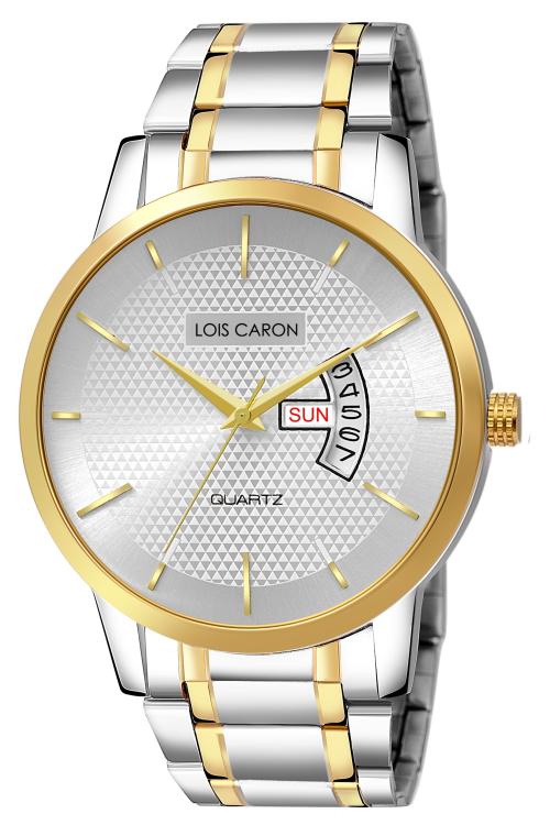 Buy LOIS CARON LCS-8534 ORIGINAL GOLD PLATED TWO TONE DAY & DATE ...