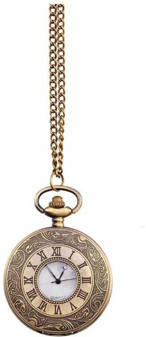 Buy GT Gala Time Sb Fashion Point Gold Analogue Pocket Watch Chain ...