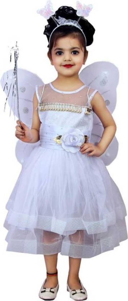 Buy APNA COLLECTION Cute Angel Pari Frock For Kids Girls Online at Best ...