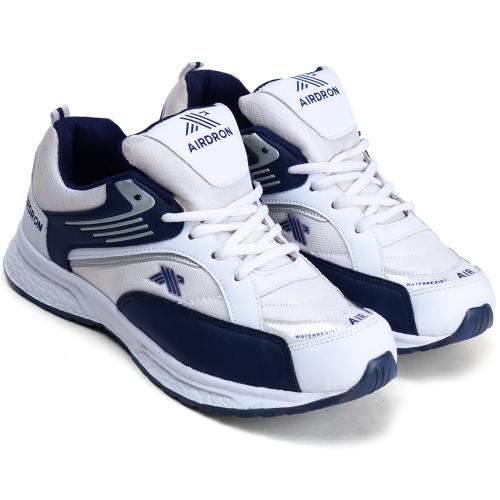 Buy Airdron Oxygen Running shoes for Men (White/Navy) Online at Best ...