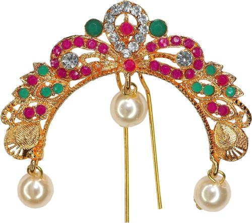Buy Vaghbhatt Gold Metal Southern Ambada Juda Pin Online at Best Prices ...