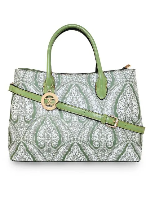 Buy ESBEDA Olive Color Mandala Graphic Printed Handbag For Women Online ...