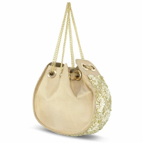 Buy Peora Gold Fabric Potli Bags Online at Best Prices in India - JioMart.