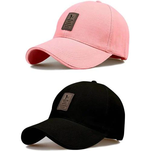 Buy ALAMOS Black and Pink Ediko Cotton (Pack of 2) Online at Best ...