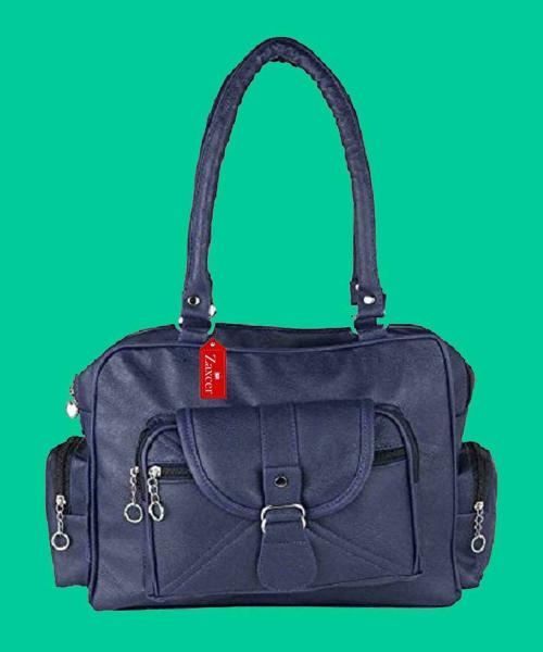 Buy Zaxcer Women Blue Hand-held Bag Online at Best Prices in India ...