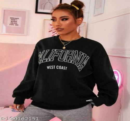 Buy SHRI RADHA KRISHNA GARMENTS Women Solid Polycotton Blend Sweatshirt A-62 Online at Best ...