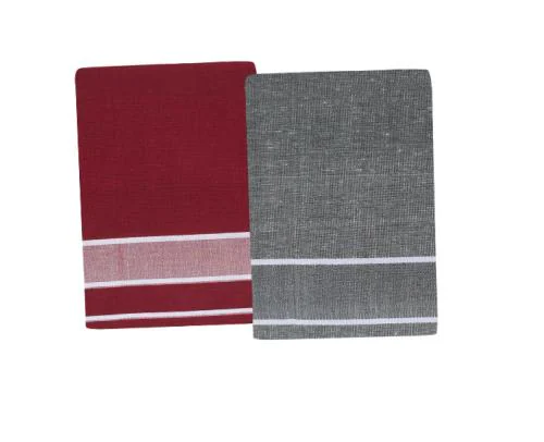 Buy TAVASU Kerala Fancy Colored Cotton Dhoti 02 Meters - Pack of 02 ...