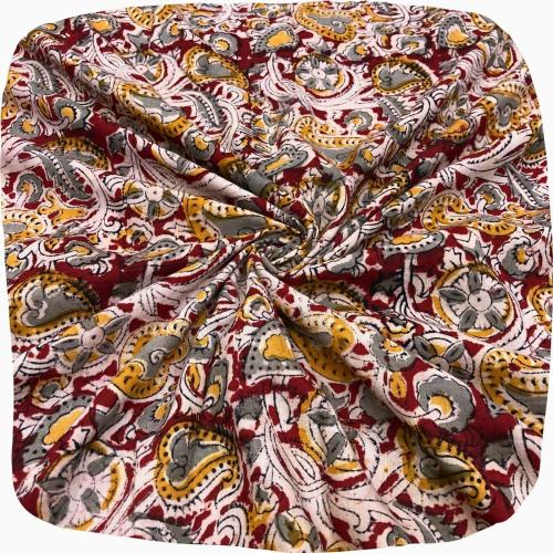 Buy Palash Women's Unstitched kalamkari Cotton Dress Material Chudithar ...