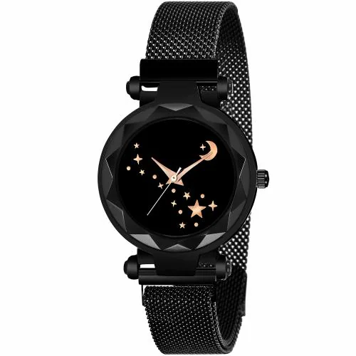 Buy CERO MOON01 Analog Black Dial And Multicolor Strap Watch For Women Pack Of 2 Online at Best ...